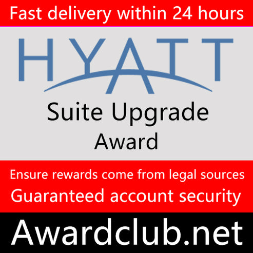 Hyatt Suite Upgrade Award, SUA, Hyatt Upgrade Certificate, Good for 7 ...